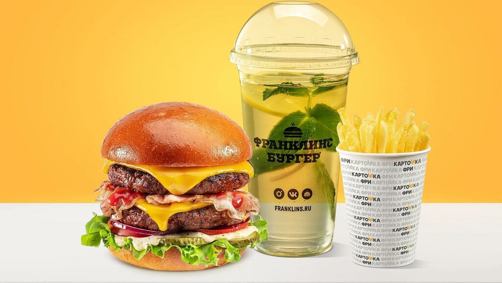 Fast food Франклинс Бургер, Moskova, foto