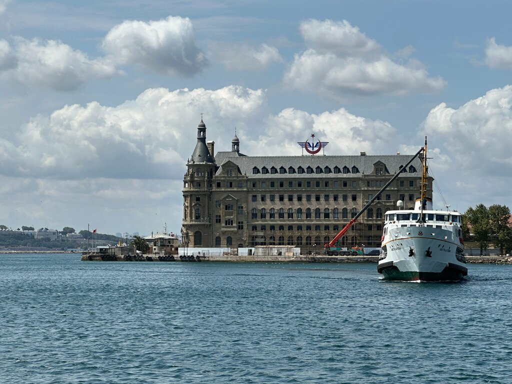 Tren istasyonu Haydarpaşa Tren Garı, İstanbul, foto