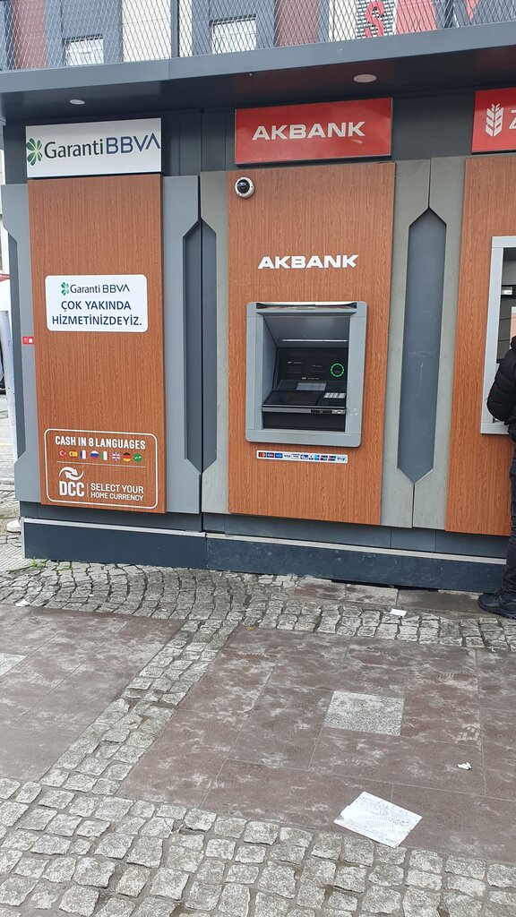 ATM'ler Akbank ATM, İstanbul, foto