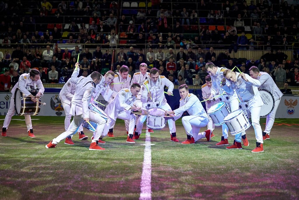 Müzik ve dans grupları CrushDrummers, Moskova, foto