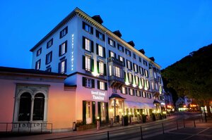 Sorell Hotel Tamina (Sankt Gallen, Sarganserland, Bad Ragaz, Am Platz), otel