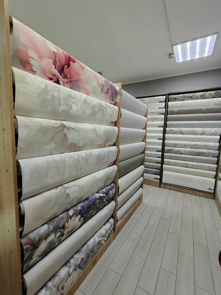 Duvar kağıdı mağazaları Обои и Шторы, Rostovskaya oblastı, foto