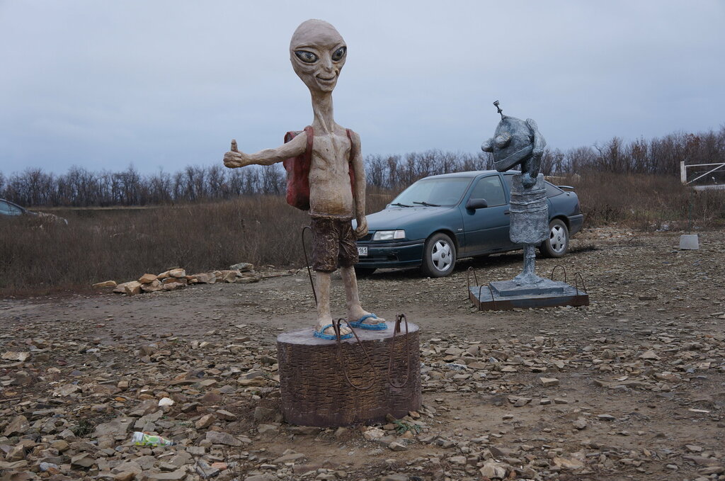 Sanat atölyeleri Выставка скульптур, Rostovskaya oblastı, foto