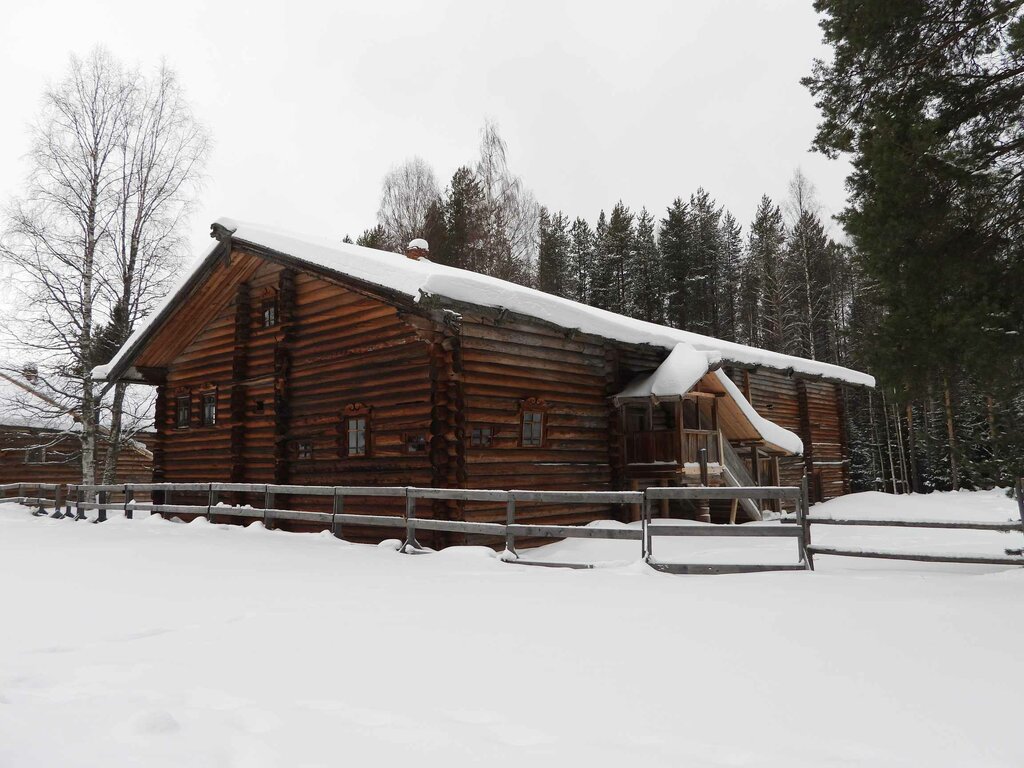 Müzeler ve sanat galerileri Дом-двор М.М. Туробова из деревни Ирта, Arhangelskaya oblastı, foto