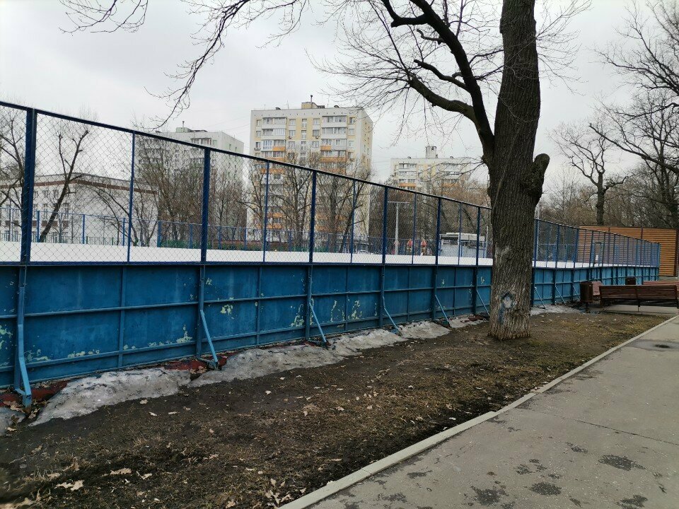 Buz pateni pistleri Ice rink, Moskova, foto