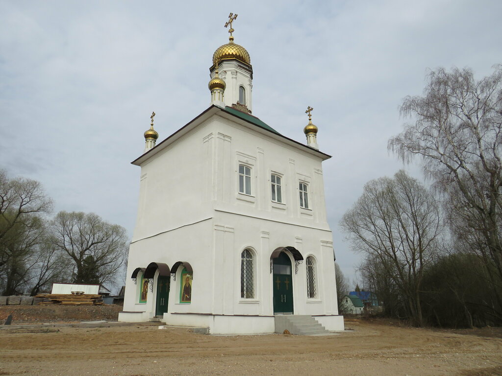 Ortodoks kiliseleri Tserkov Bogoyavleniya Gospodnya v Kozokhte, Vologodskaya oblastı, foto