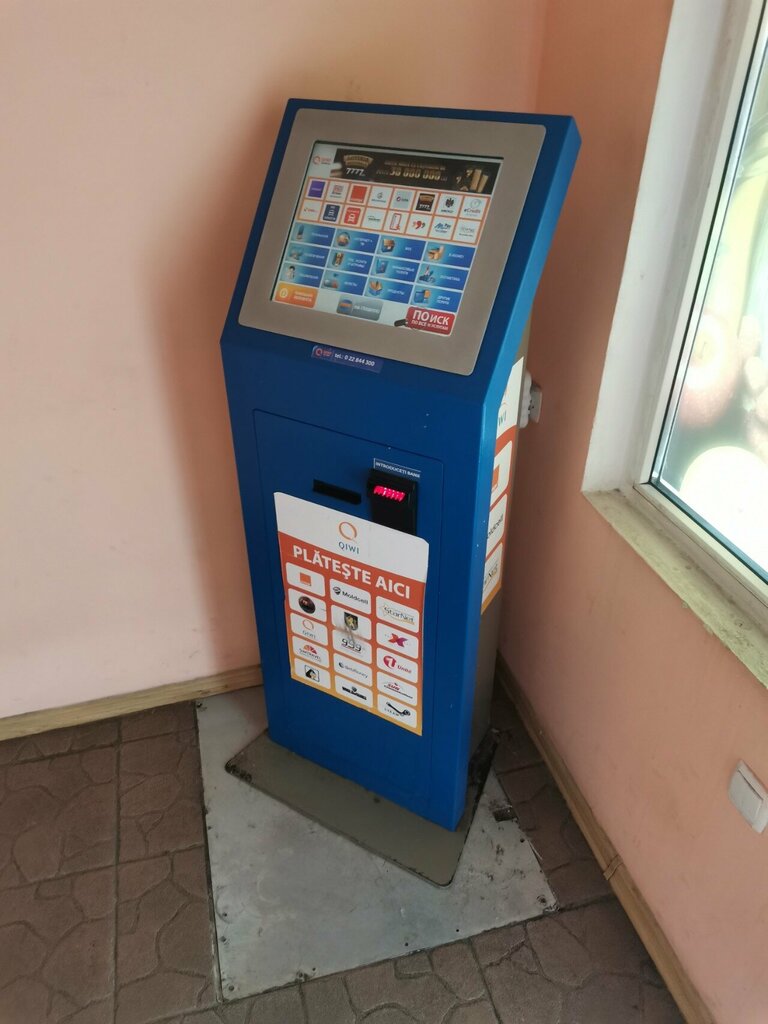 Ödeme terminali Qiwi, Kişinev, foto