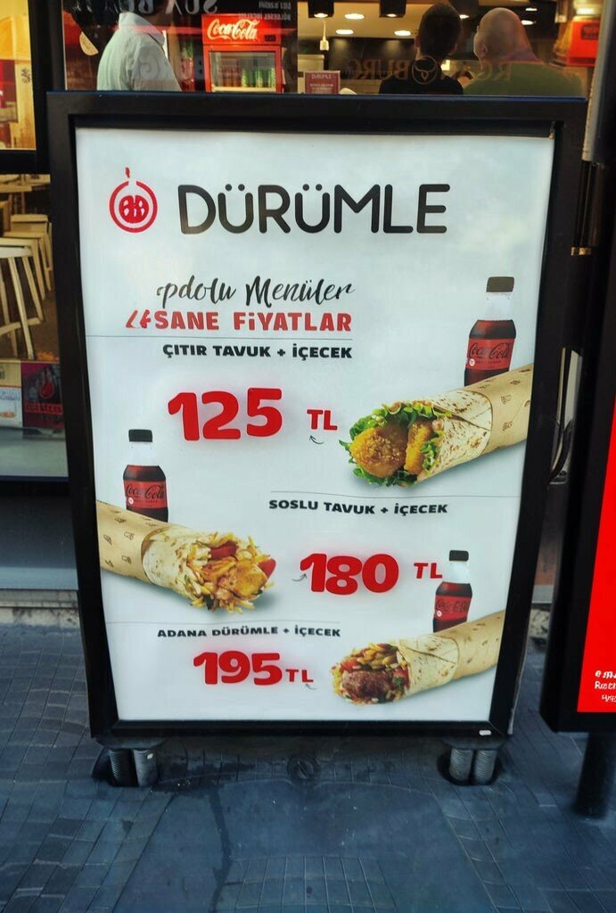 Fast food Dürümle, İstanbul, foto