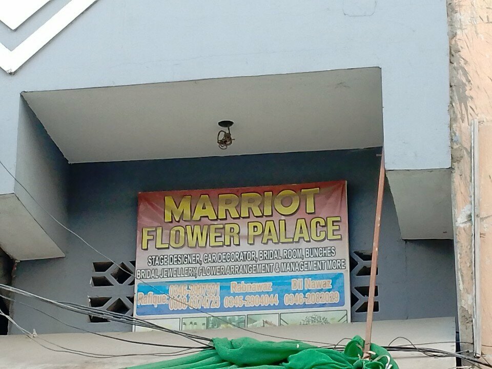 Çiçek pazarı Marriot flower place, Karaçi, foto