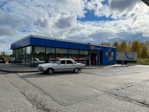 Benzin istasyonu Gazpromneft, Riazanskaya oblastı, foto