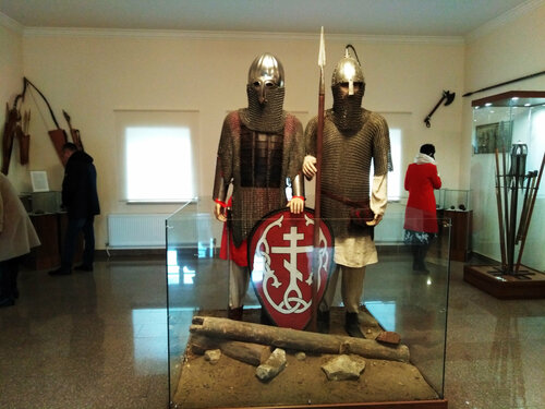 Müzeler ve sanat galerileri Museum-diorama Great Standing on the Ugra River, Kalujskaya oblastı, foto
