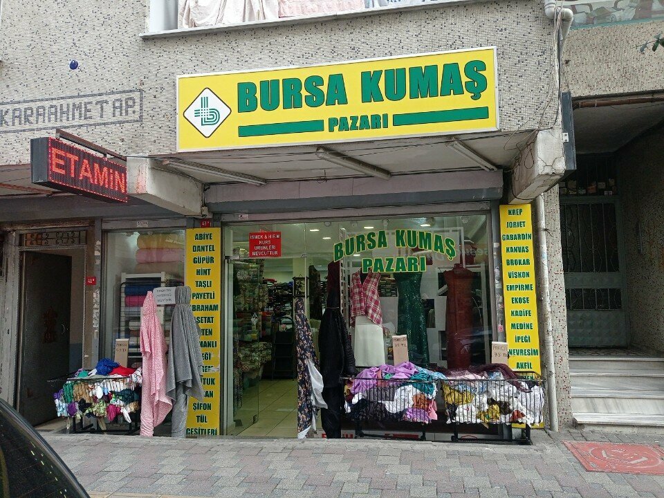 Kumaşçılar Bursa Kumaş Pazarı, İstanbul, foto