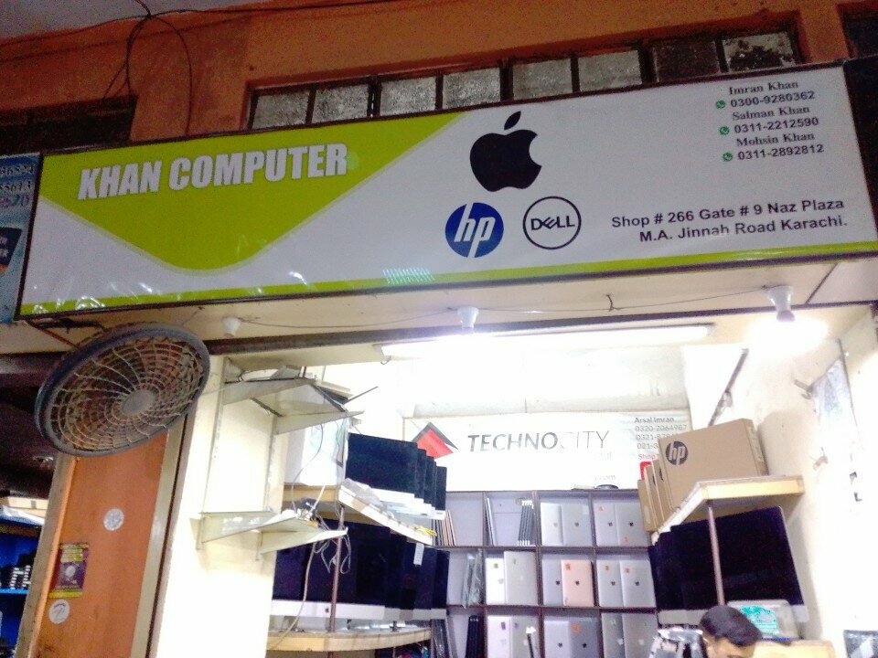 Bilgisayar mağazaları Khan computer, Karaçi, foto