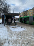 Улица Максима Горького (Pskov, Maksima Gorkogo Street), toplu taşıma durağı  Pskov'dan