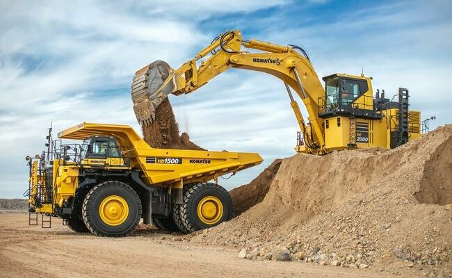 Madencilik ekipmanları firmaları Komatsu, Lima, foto