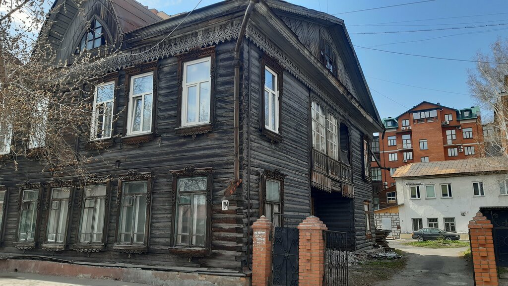 Turistik yerler Объект культурного наследия Жилой дом, конец ХIХ–начало ХХ века, Barnaul, foto