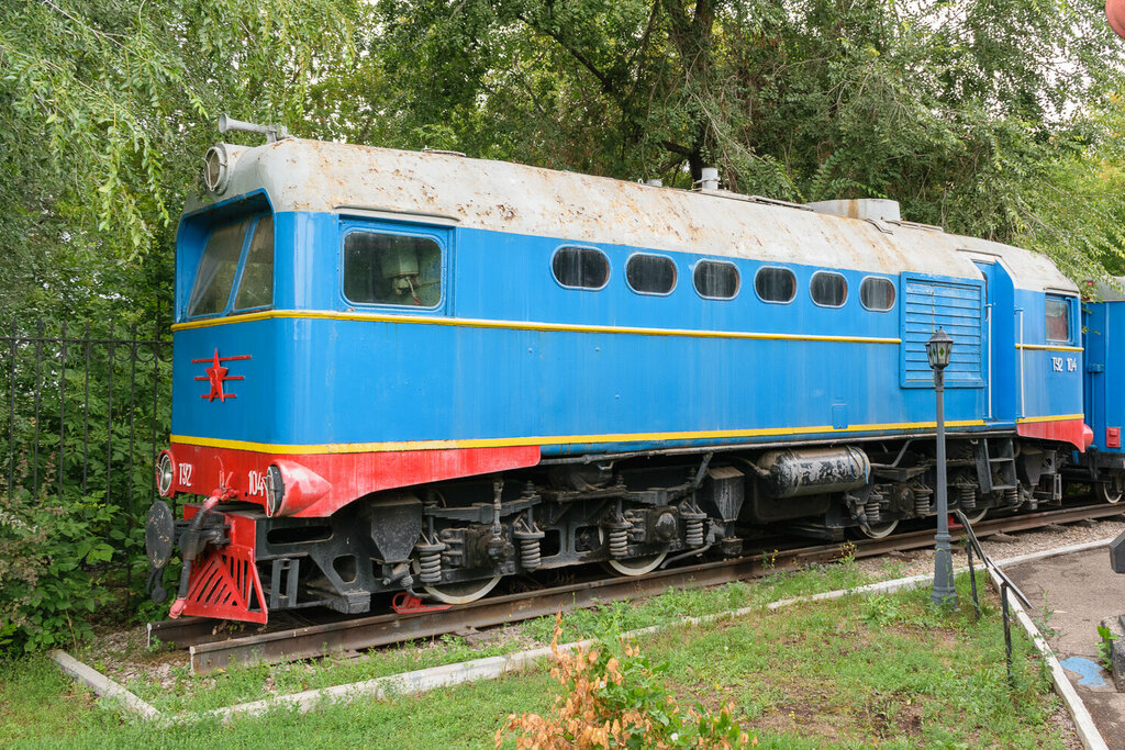 Teknoloji anıtı Узкоколейный тепловоз ТУ2-104, Samara, foto