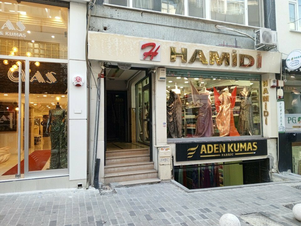 Giyim mağazası Hamidi Tekstil, İstanbul, foto
