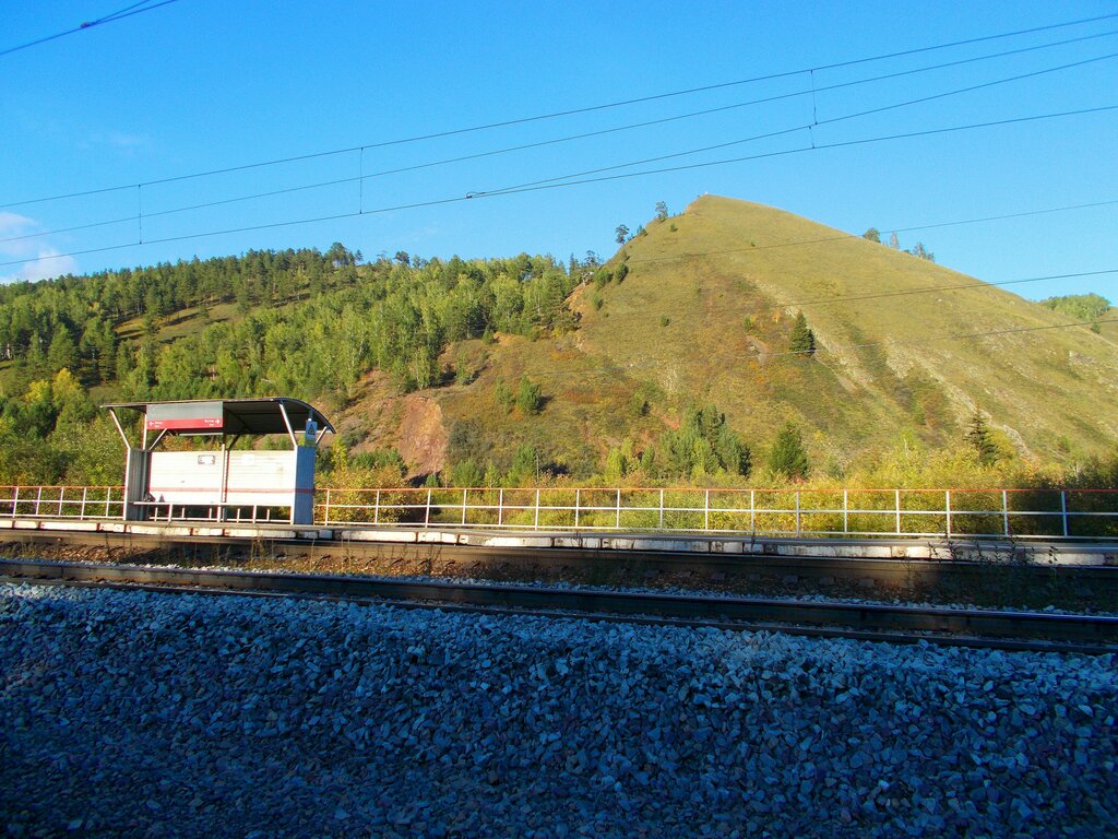 Dağ zirvesi Гора Бедраш 428 метров, Krasnoyarski krayı, foto