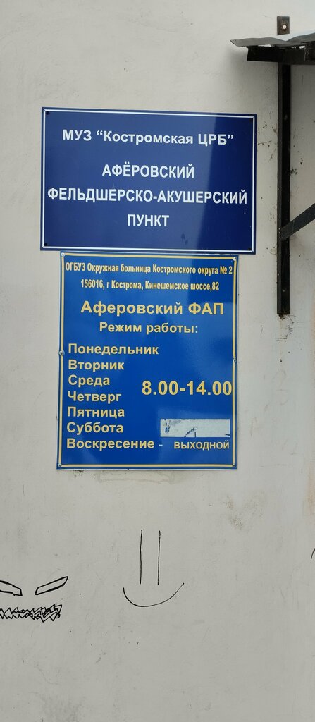 Aile sağlığı merkezi Аферовский фельдшерско-акушерский пункт, Kostromskaya oblastı, foto