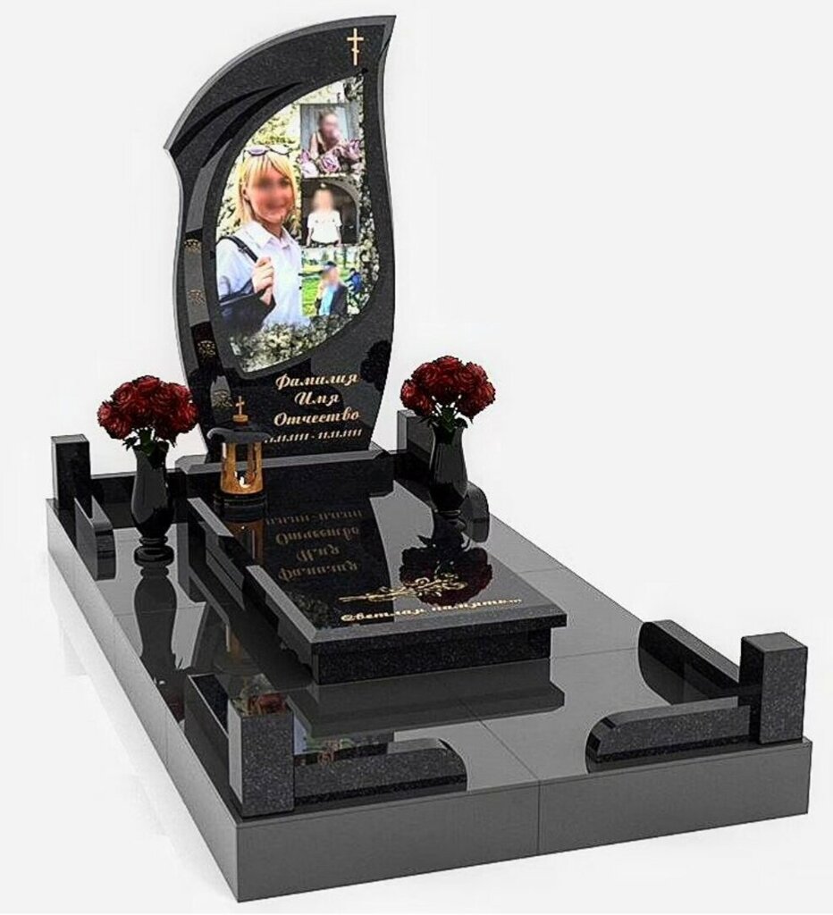 Heykel ve mezarlık taşı üreticileri Студия мемориальной архитектуры Память А, Salihorsk, foto