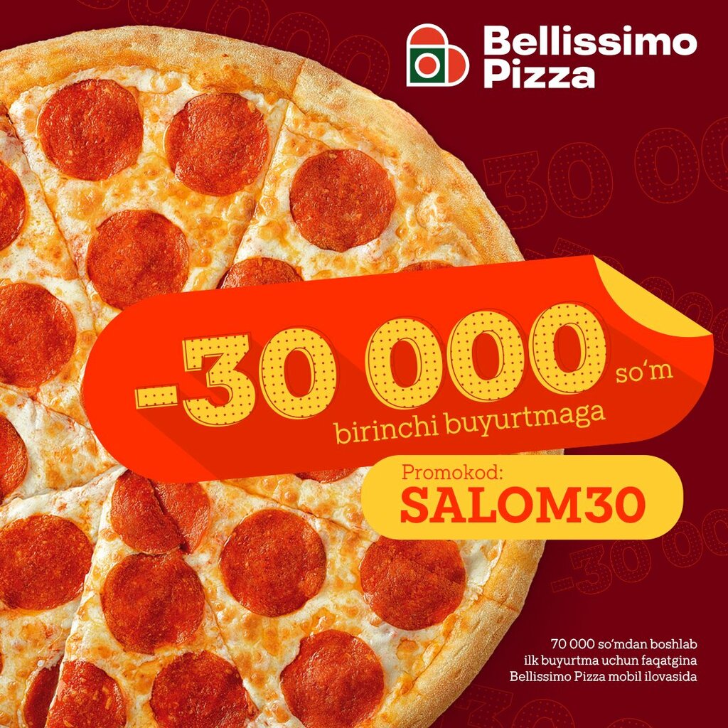 Pizzacılar Bellissimo Pizza, Taşkent, foto