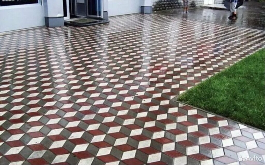 Kaldırım taşları Garant Plitka, Moskova ve Moskovskaya oblastı, foto