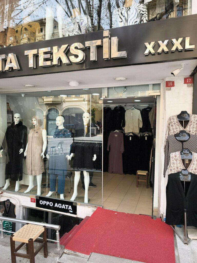 Giyim mağazası Agata Tekstil, İstanbul, foto