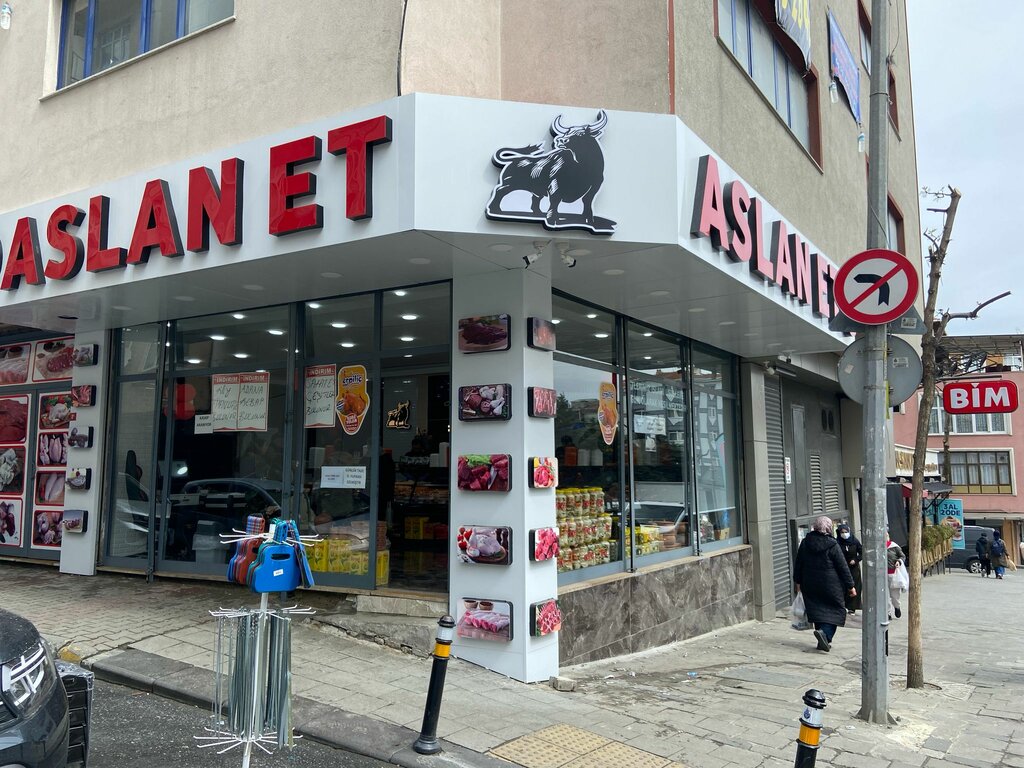Kasap, şarküteri Aslan Et, İstanbul, foto