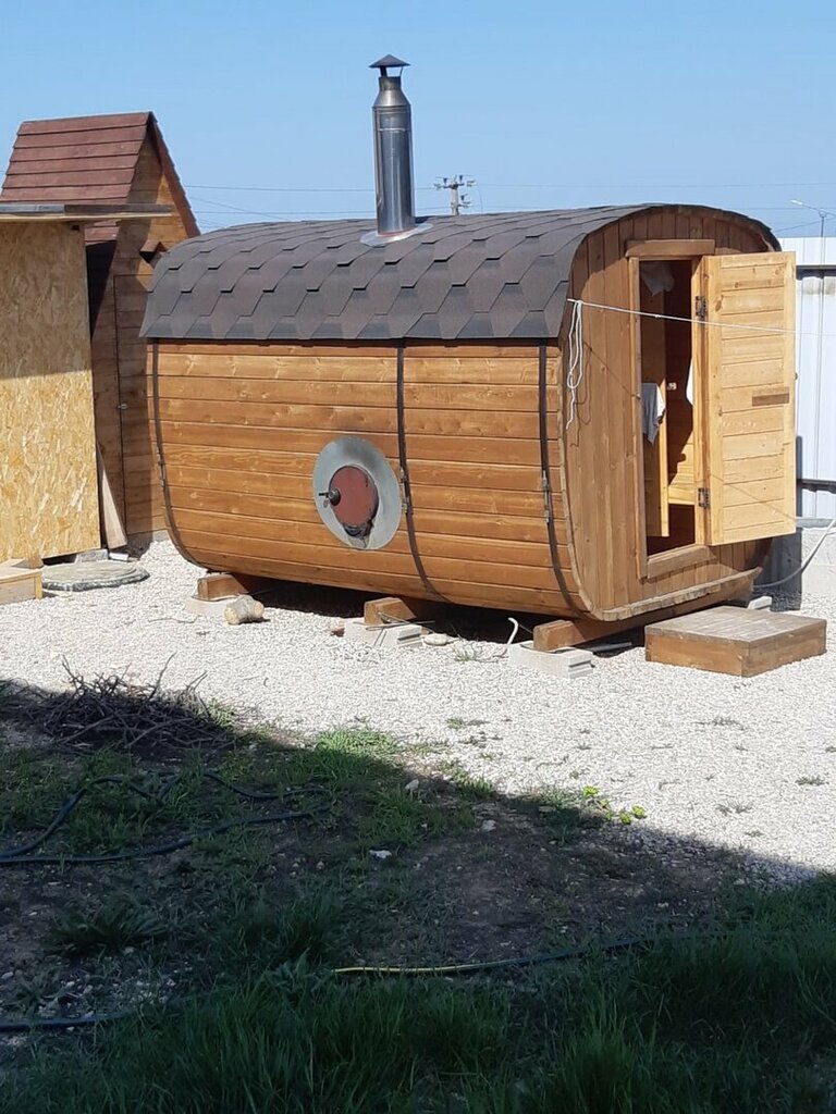 Hamam ve sauna inşaatı Бани Бочки, Sevastopol, foto