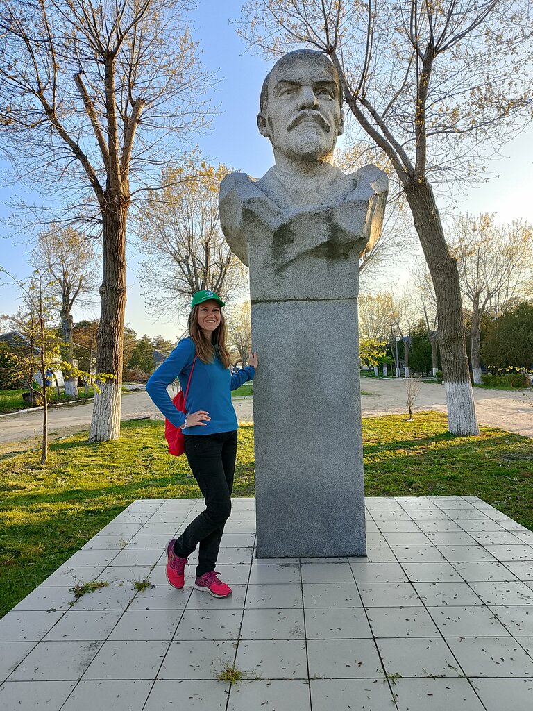 Anıt, heykel Памятник В. И. Ленину, Anapa, foto