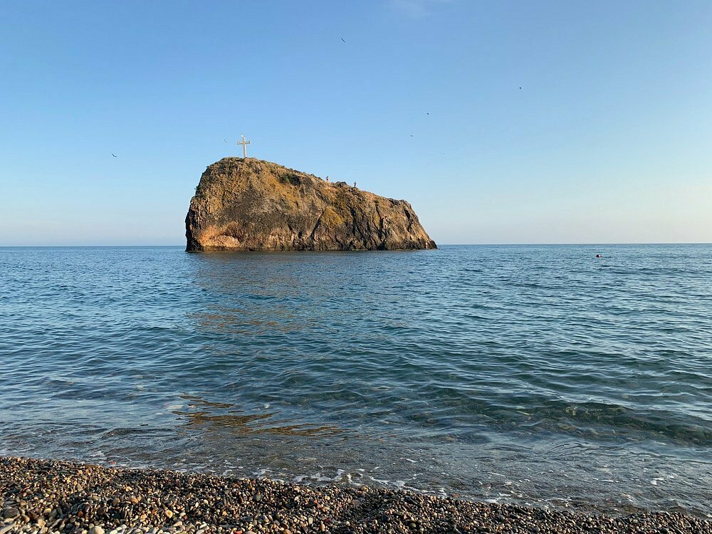 Dağ zirvesi Скала Крест, Sevastopol, foto