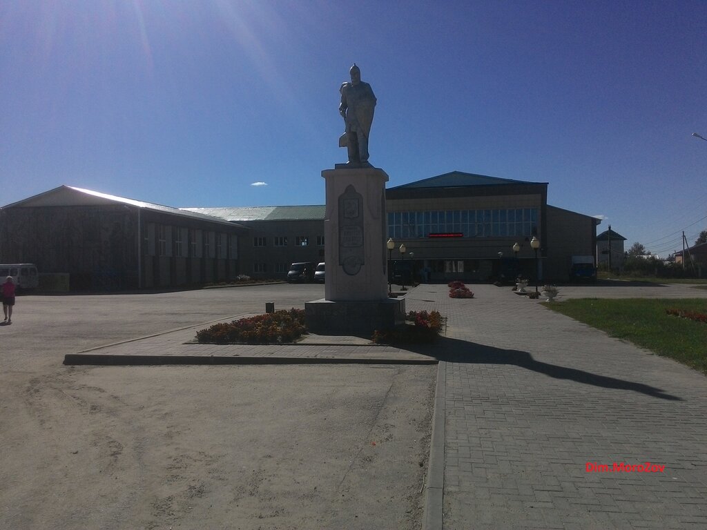Anıt, heykel Евпатий Коловрат, Riazanskaya oblastı, foto