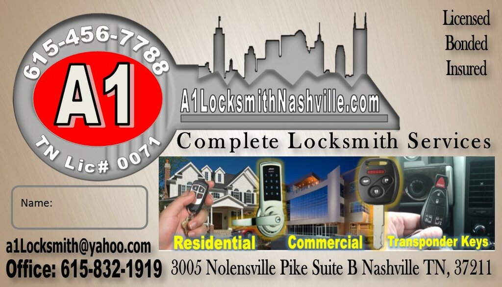 Çilingirler A-1 Locksmith inc, Nashville, foto