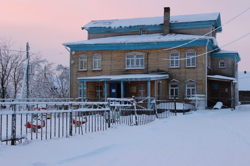 Kütüphaneler Библиотека-филиал № 5 с. Великовисочное, Nenets özerk okrugu, foto