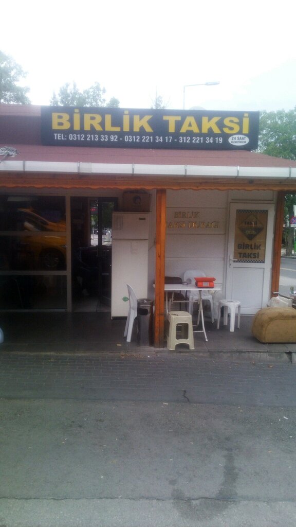 Taksi durağı Birlik Taksi, Ankara, foto