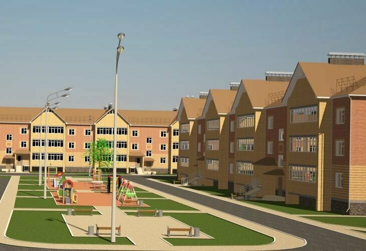 Konut blokları Ёлки, Novosibirskaya oblastı, foto