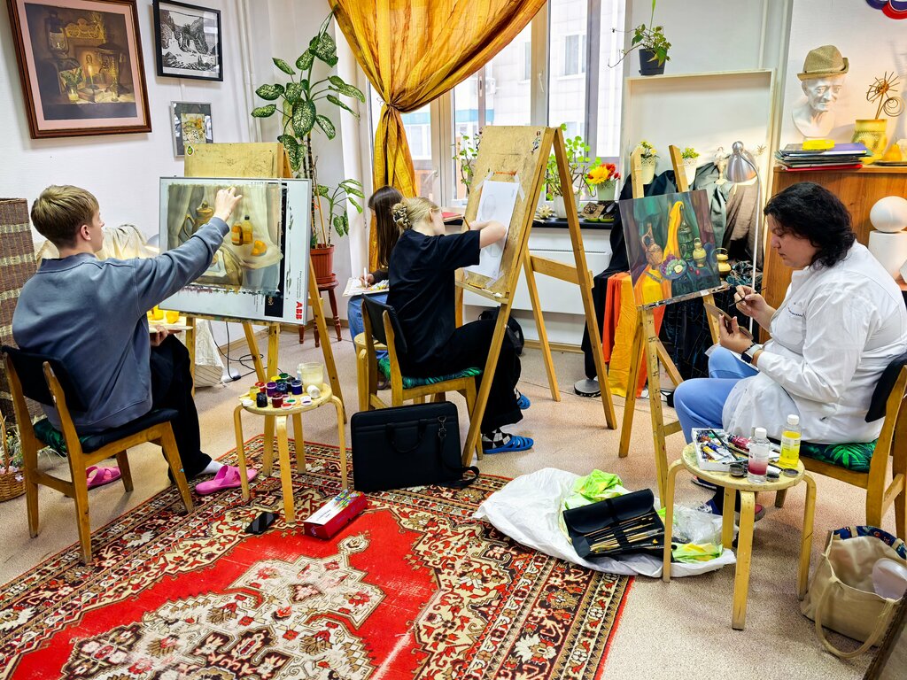 Sanat okulları Lyushakova studio, Novosibirsk, foto