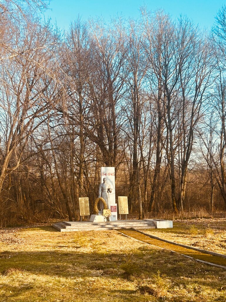 Anıt, heykel Братская могила, Grodnenskaya oblastı, foto