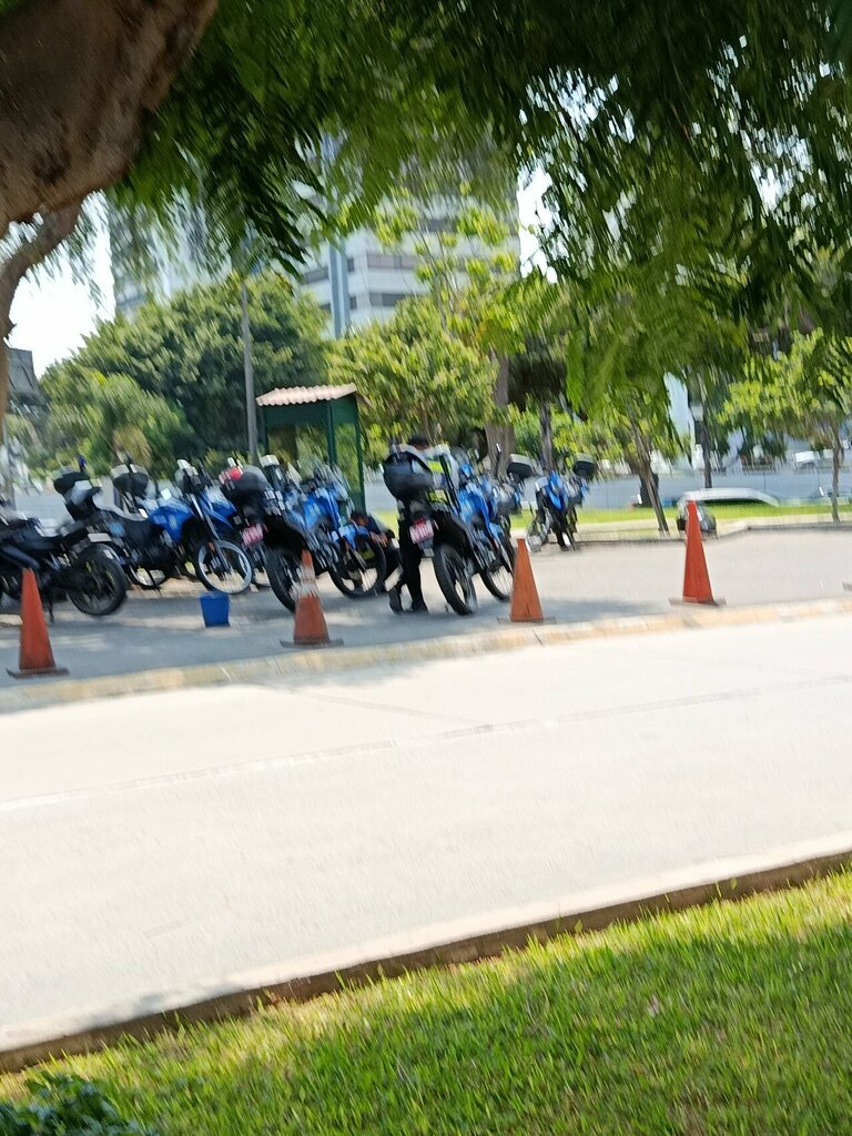 Geçiş noktaları, güvenlik kontrol alanı Surveillance/Serenazgo Booth, Lima, foto