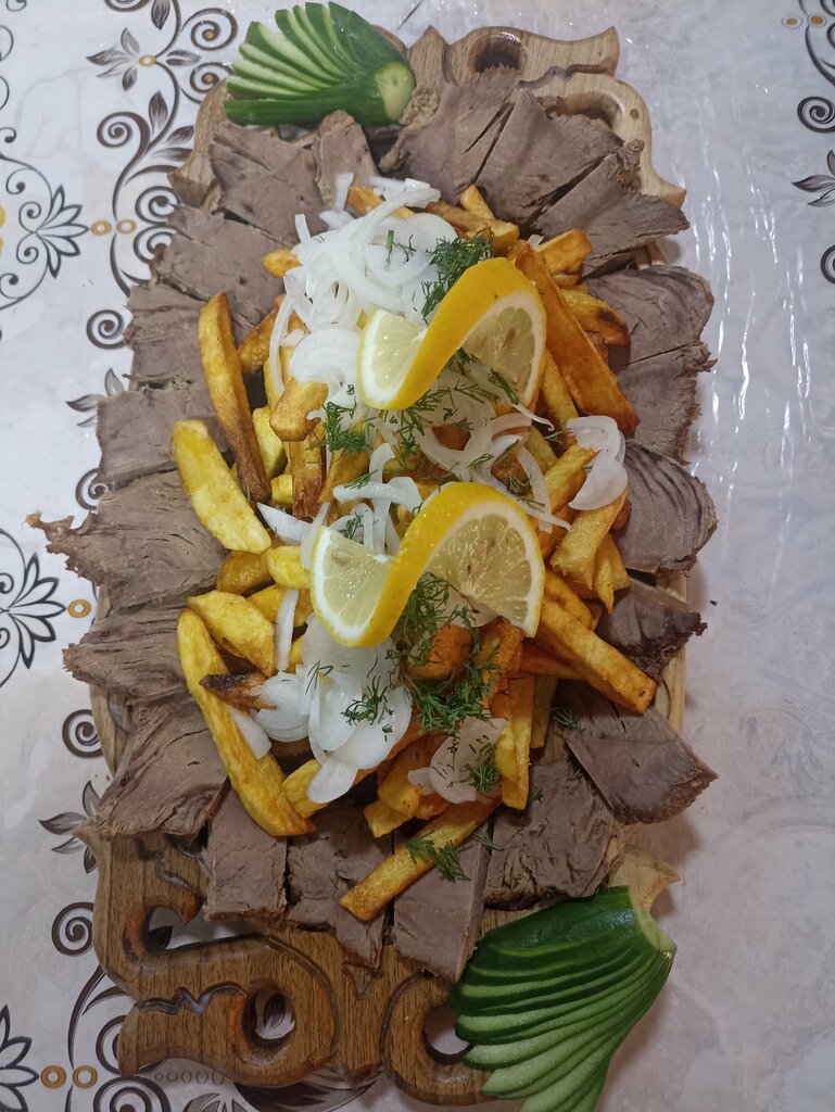 Çayevi Соевый Шаббодаси Бешбармак, Nemengan eyaleti, foto