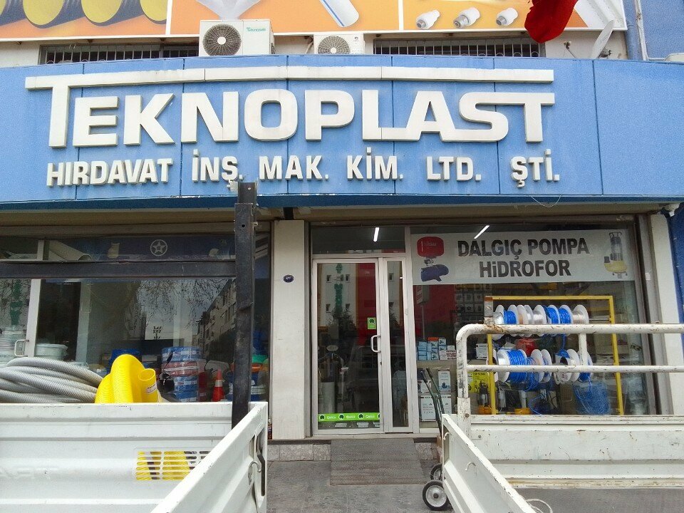 Boru tesisatı ve aksesuarları Teknoplast Hırdavat, İzmir, foto