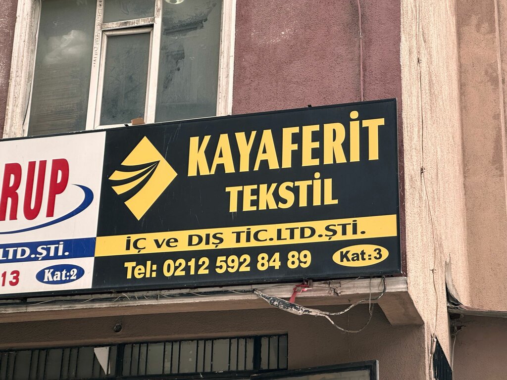 Tekstil fabrikaları Kayaferit Tekstil, İstanbul, foto