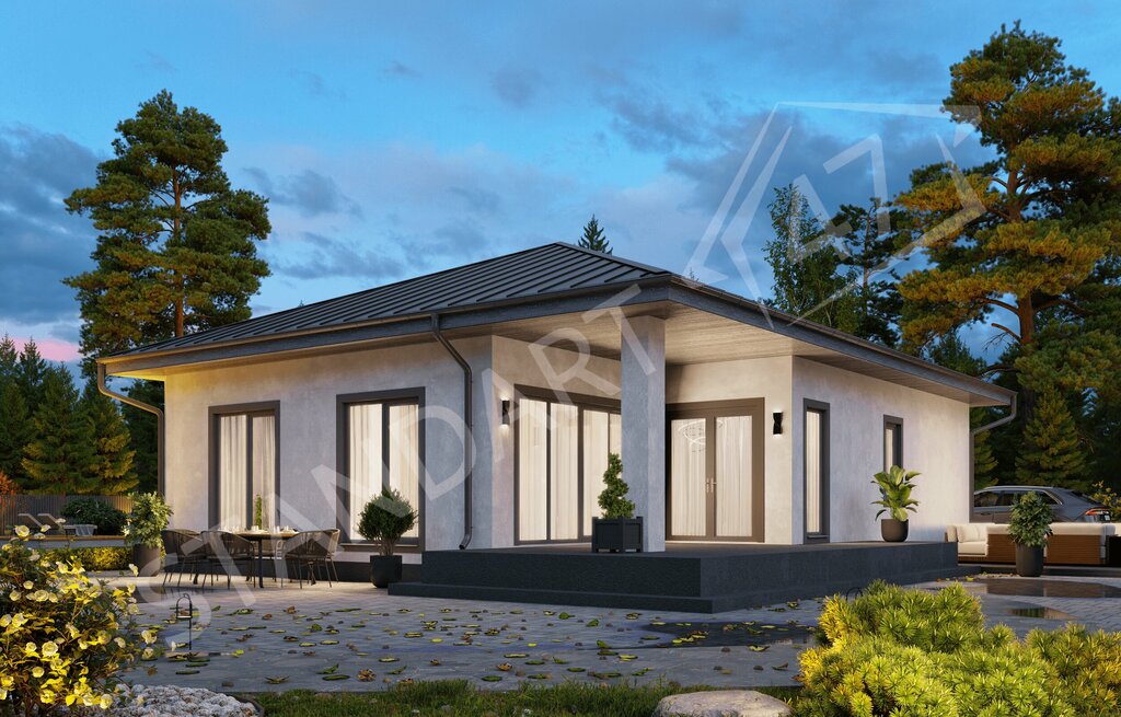 Yazlık ev inşaatı Standart 47, Vyborg, foto