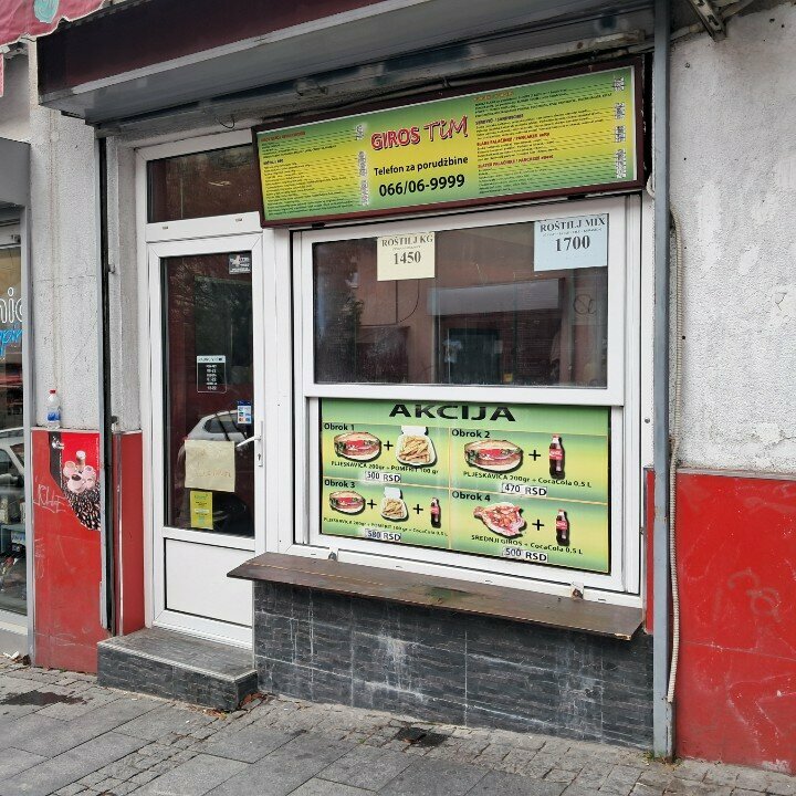 Fast food Giros Tim, Belgrad, foto