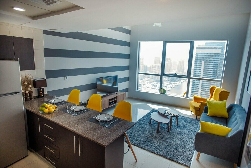 Kısa süreli konaklama Dashing 1br Apartment In Dubai Marina, Dubai, foto