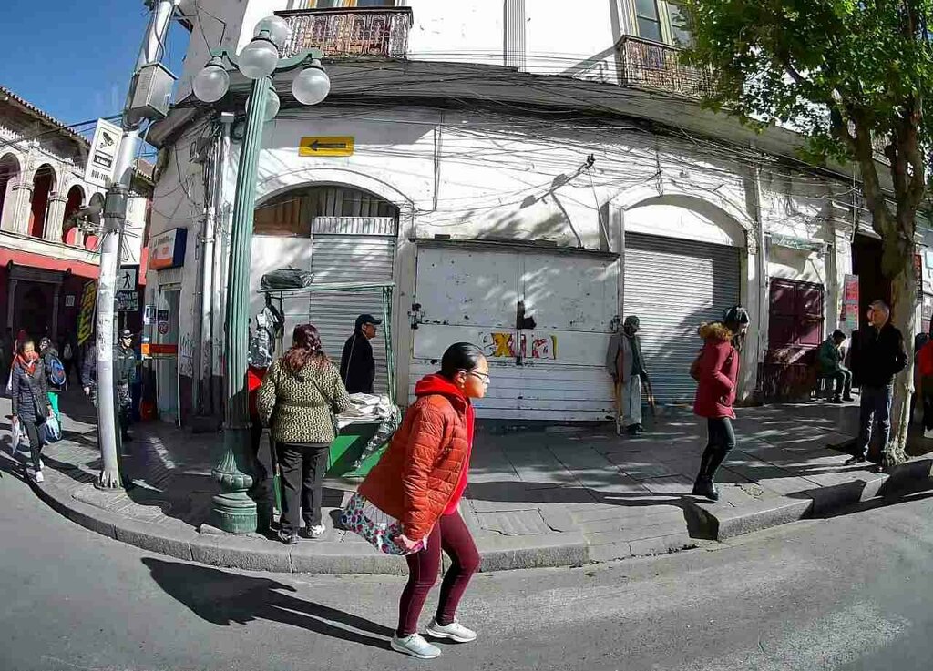 Gazete bayi Kiosks, La Paz, foto
