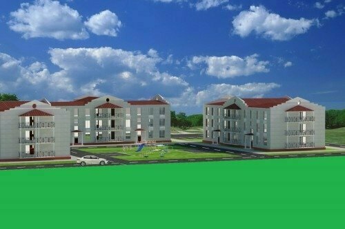 Konut blokları ZhK V pos. Temernitsky, Rostovskaya oblastı, foto