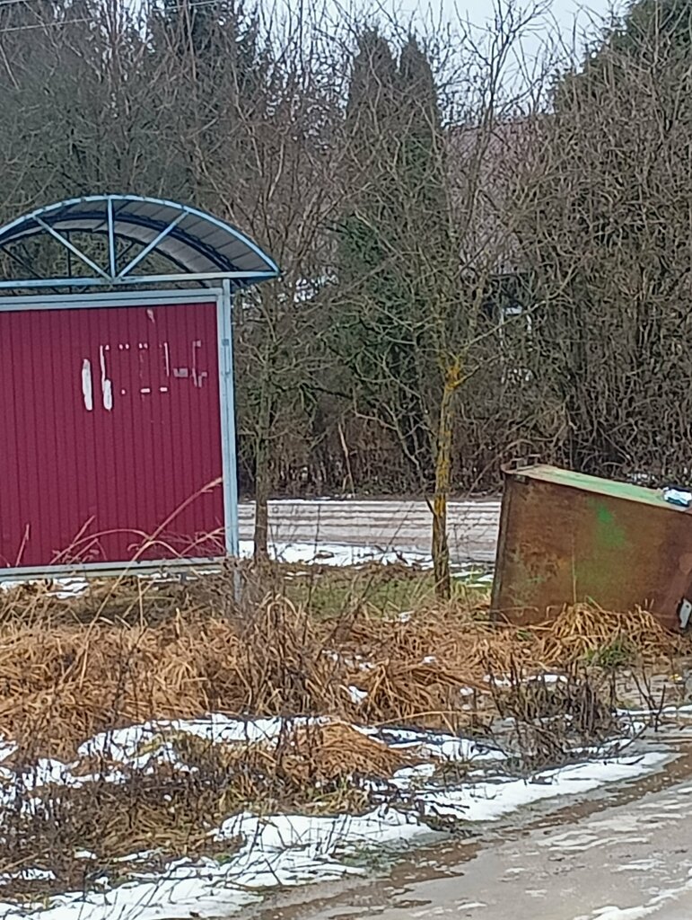Toplu taşıma durağı Верхние Немыкари, Smolenskaya oblastı, foto