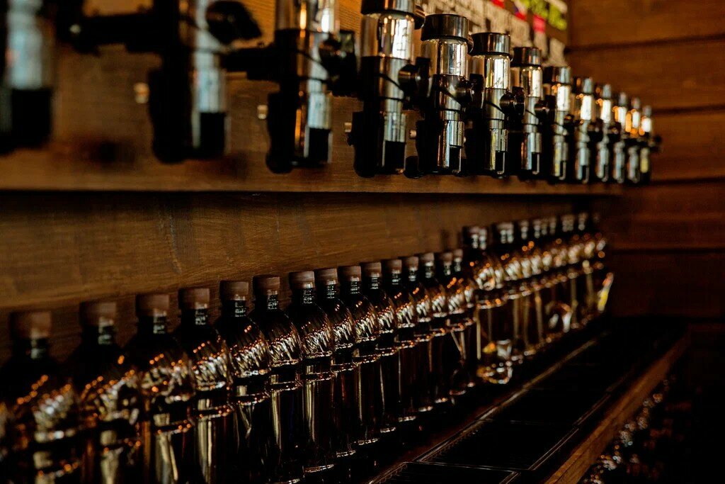 Bira dükkanı Draft Beer, Moskova, foto